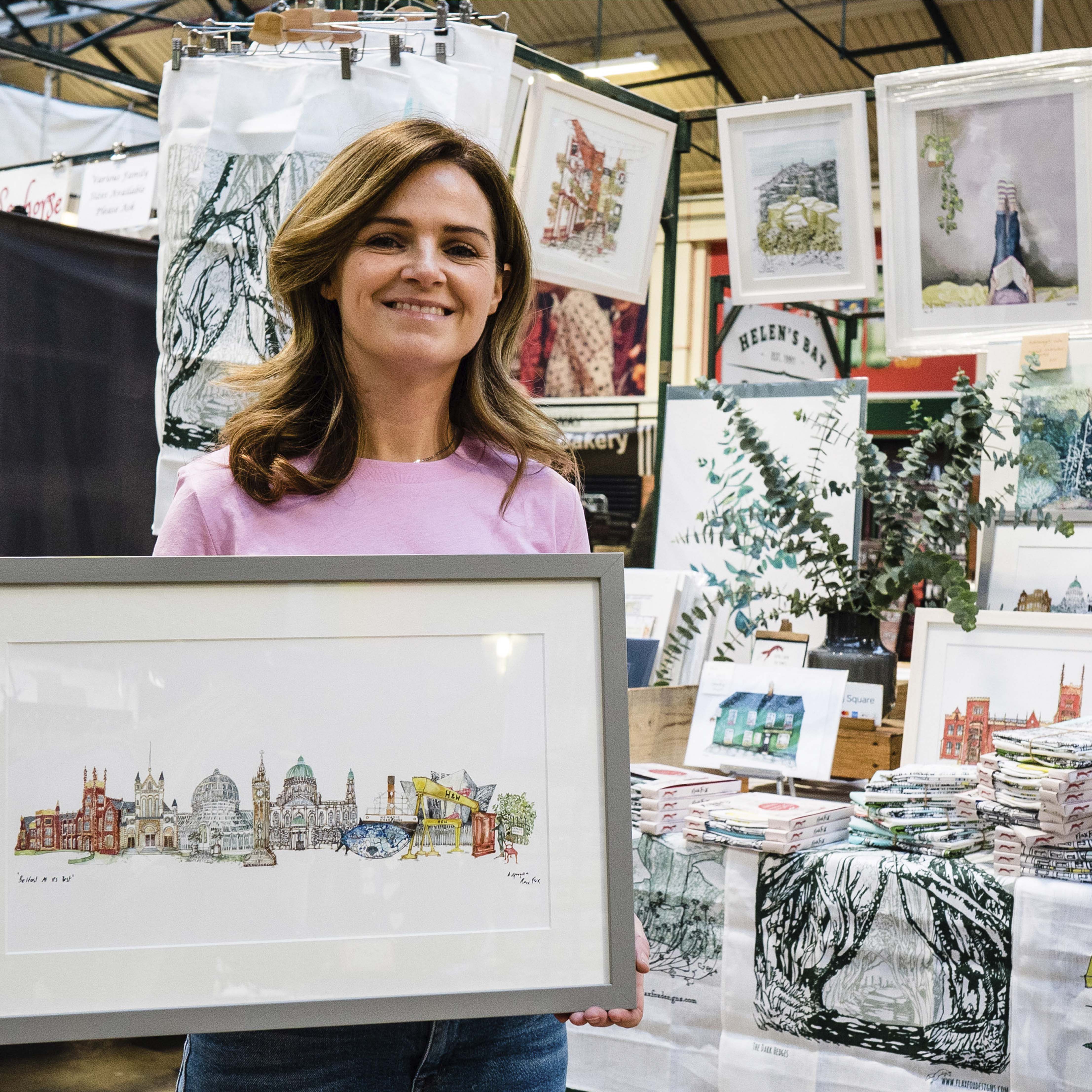 Screen and Digital Reproduction Prints – Flax Fox