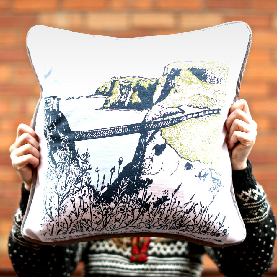Bespoke Belfast Cushion Designs - Flax Fox