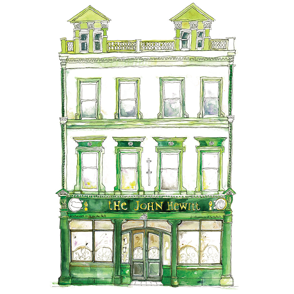 John Hewitt Artist Postcard – Flax Fox