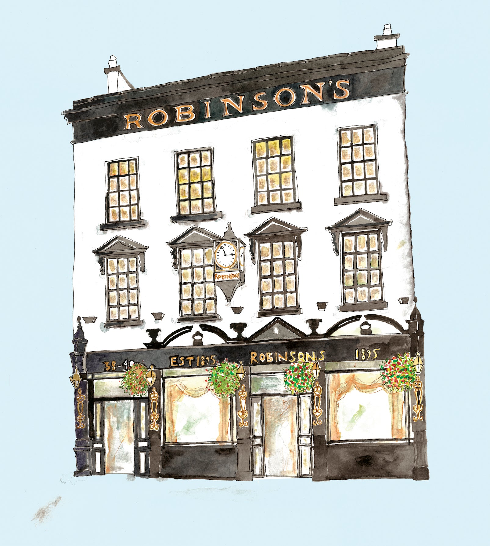 Robinsons Bar, Gicleé Print – Flax Fox