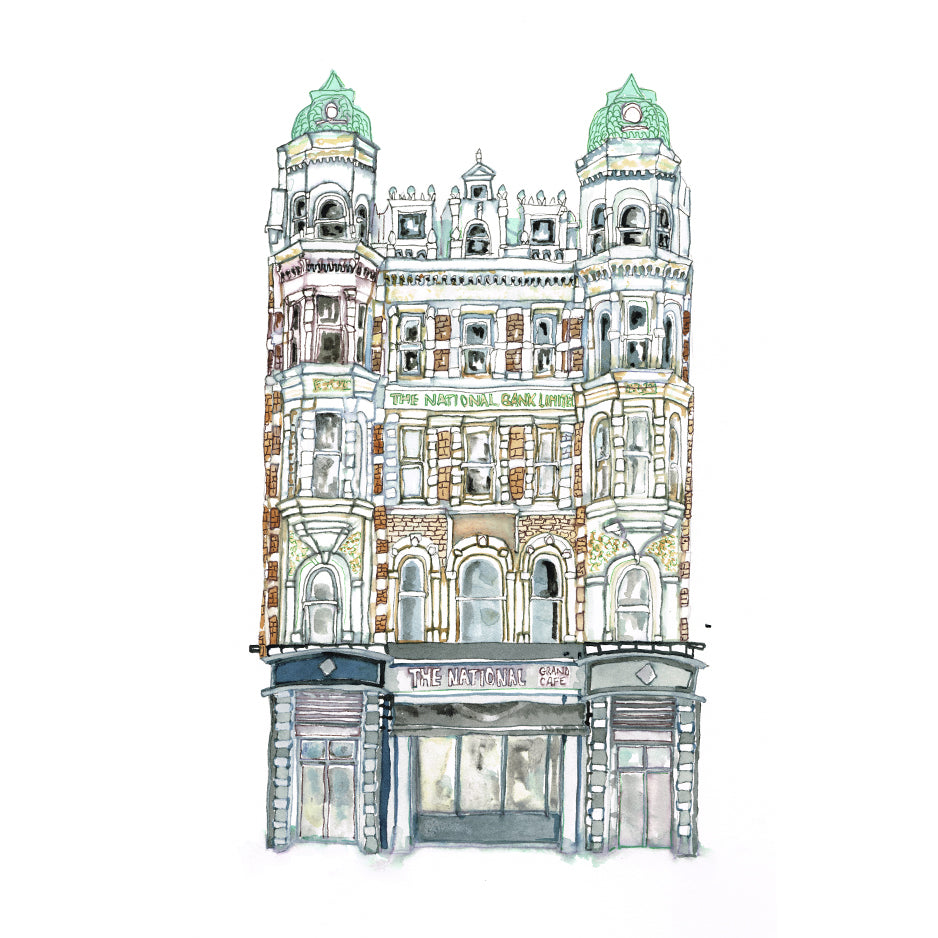 The National, Belfast Print – Flax Fox