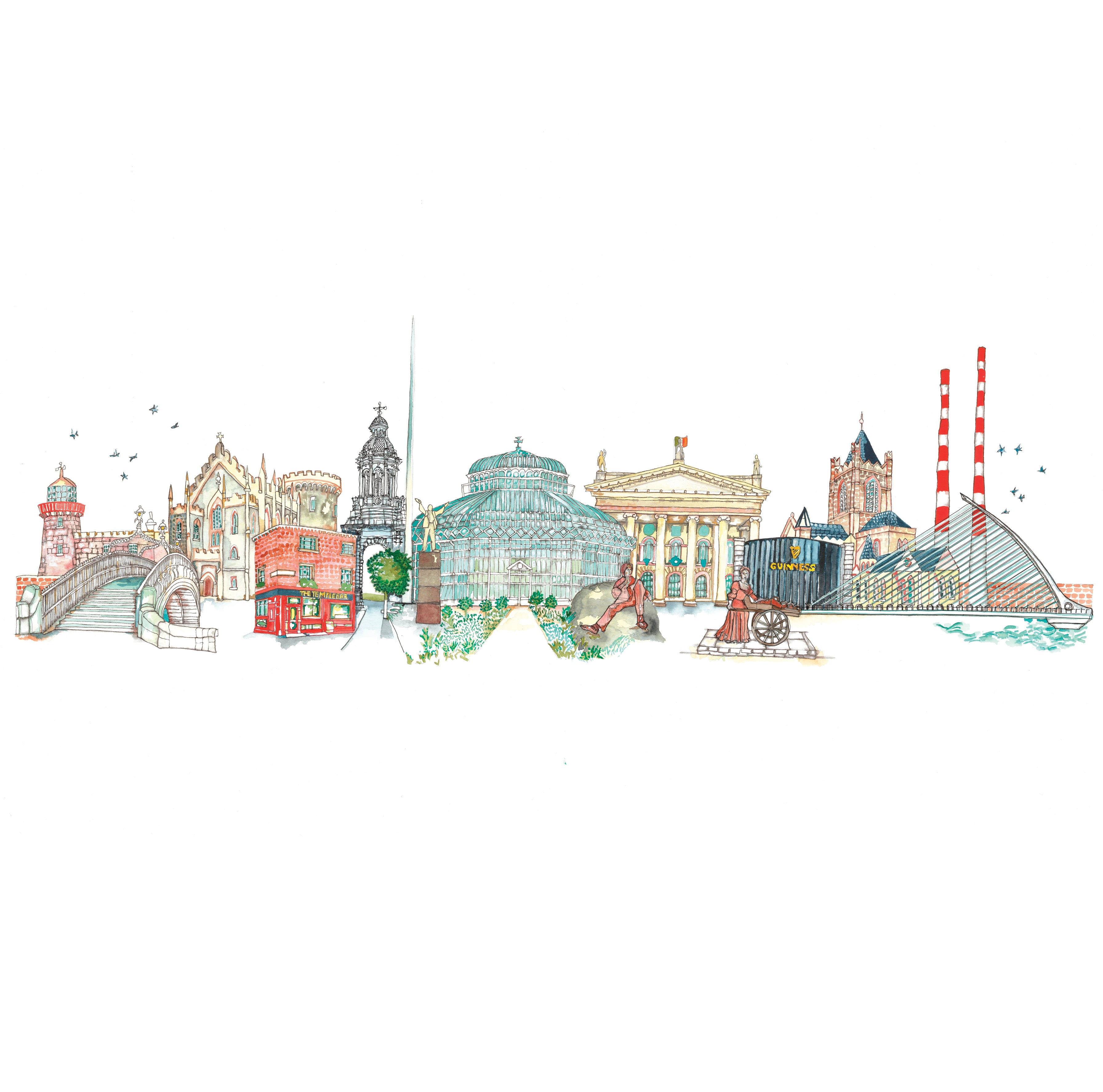 Dublin Skyline – Flax Fox